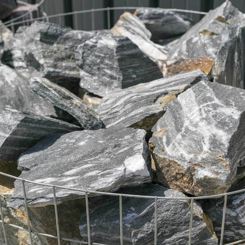 Rocarie Marmura Black Angel 20 - 40 cm KG - Bolovani amenajari ...