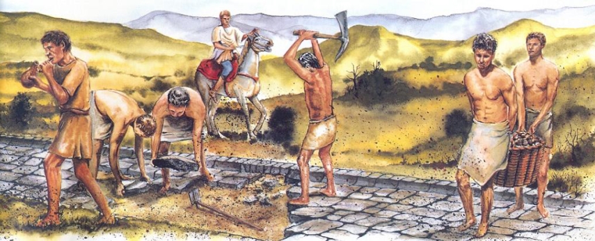 Pavaje exterioare romane - monumente ale ingineriei antice - PIATRAONLINE