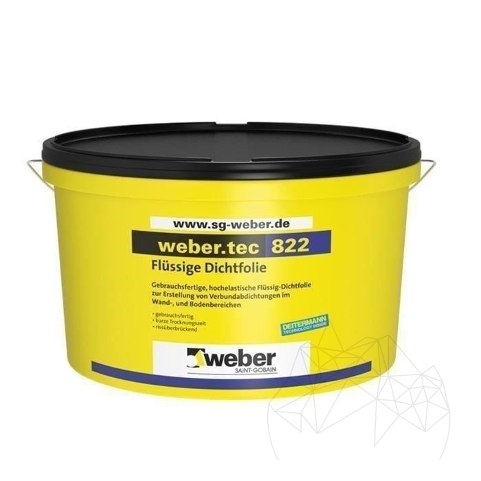Hidroizolatie flexibila impermeabila pt. Interior - Weber Tec 822 - 24kg Weber Tec 822 - 24kg ...